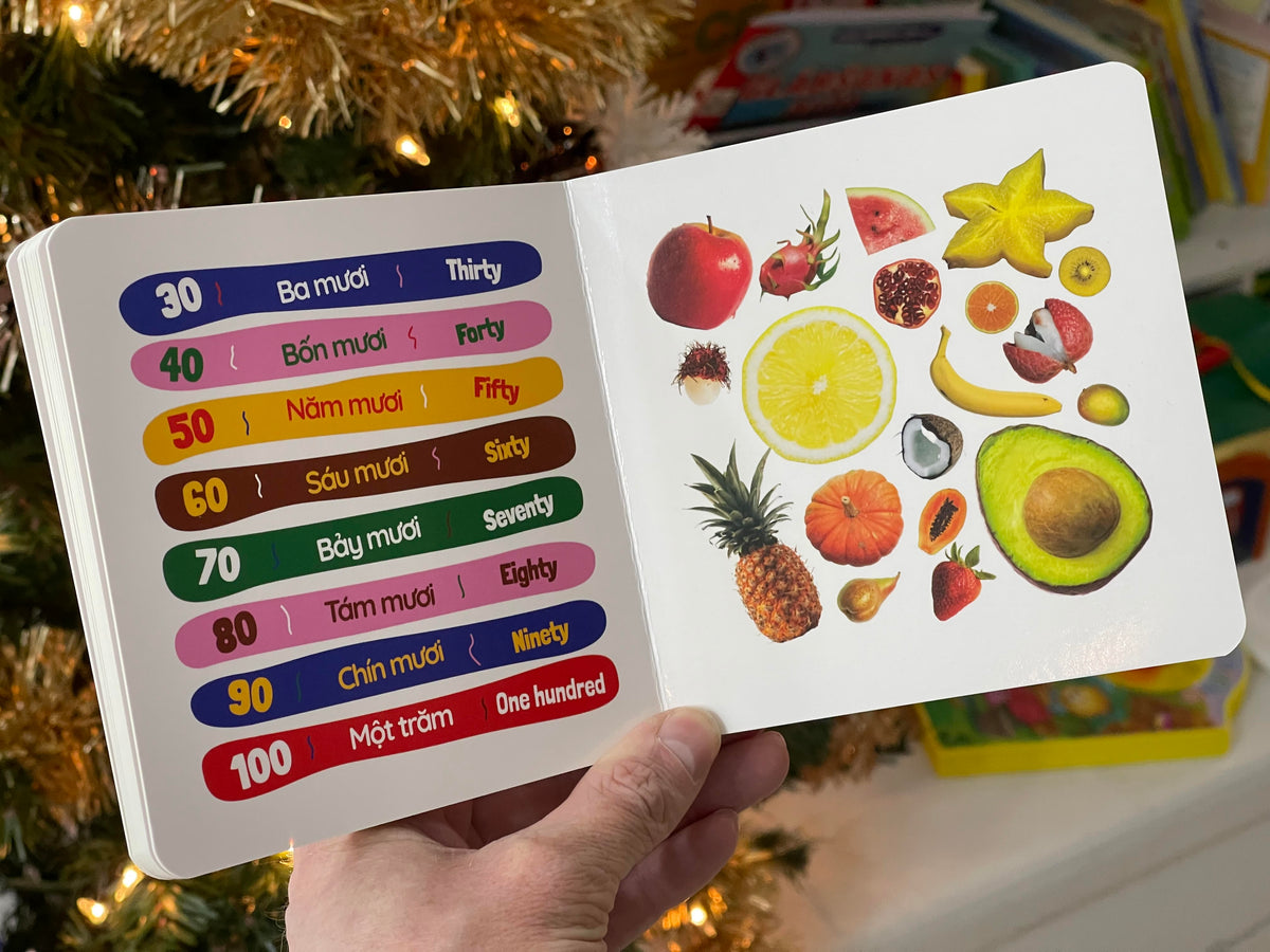 Bilingual Board book Bundle: Rhymes, Numbers, and Tet for babies ...